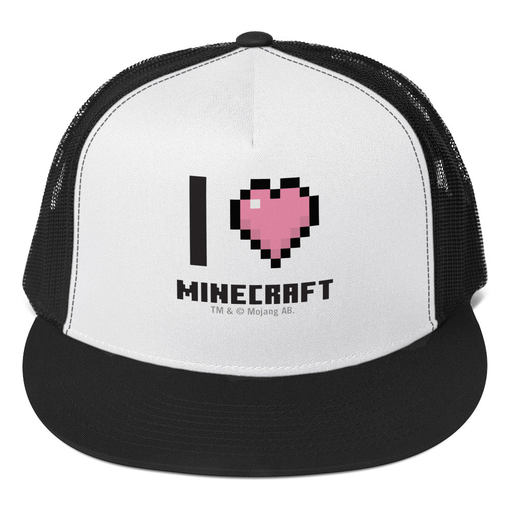 I Heart Minecraft Trucker Hat | Official Minecraft Shop