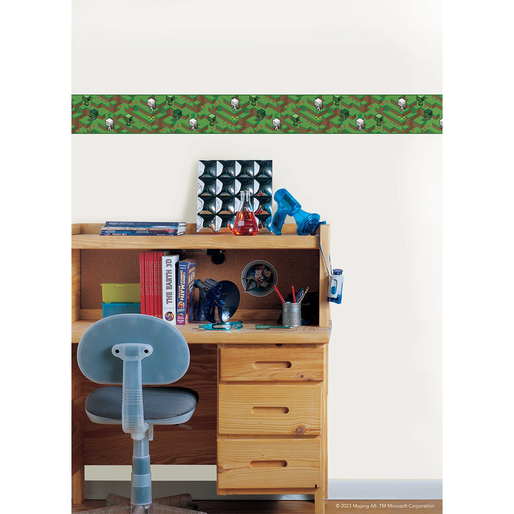 Minecraft Hillside Peel & Stick Border | Official Minecraft Shop