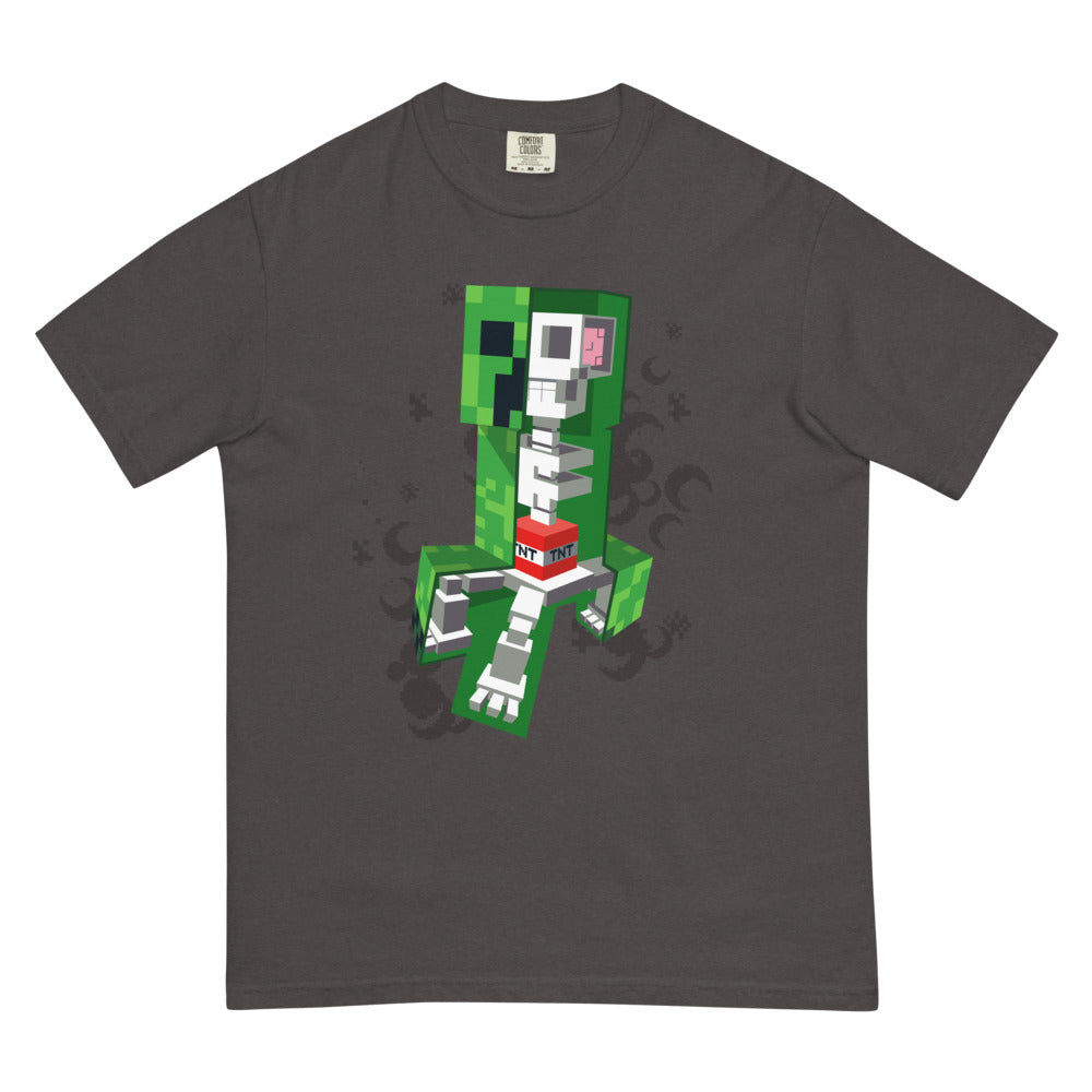 Minecraft Creeper Skeleton Unisex Comfort Colors T-Shirt | Official ...
