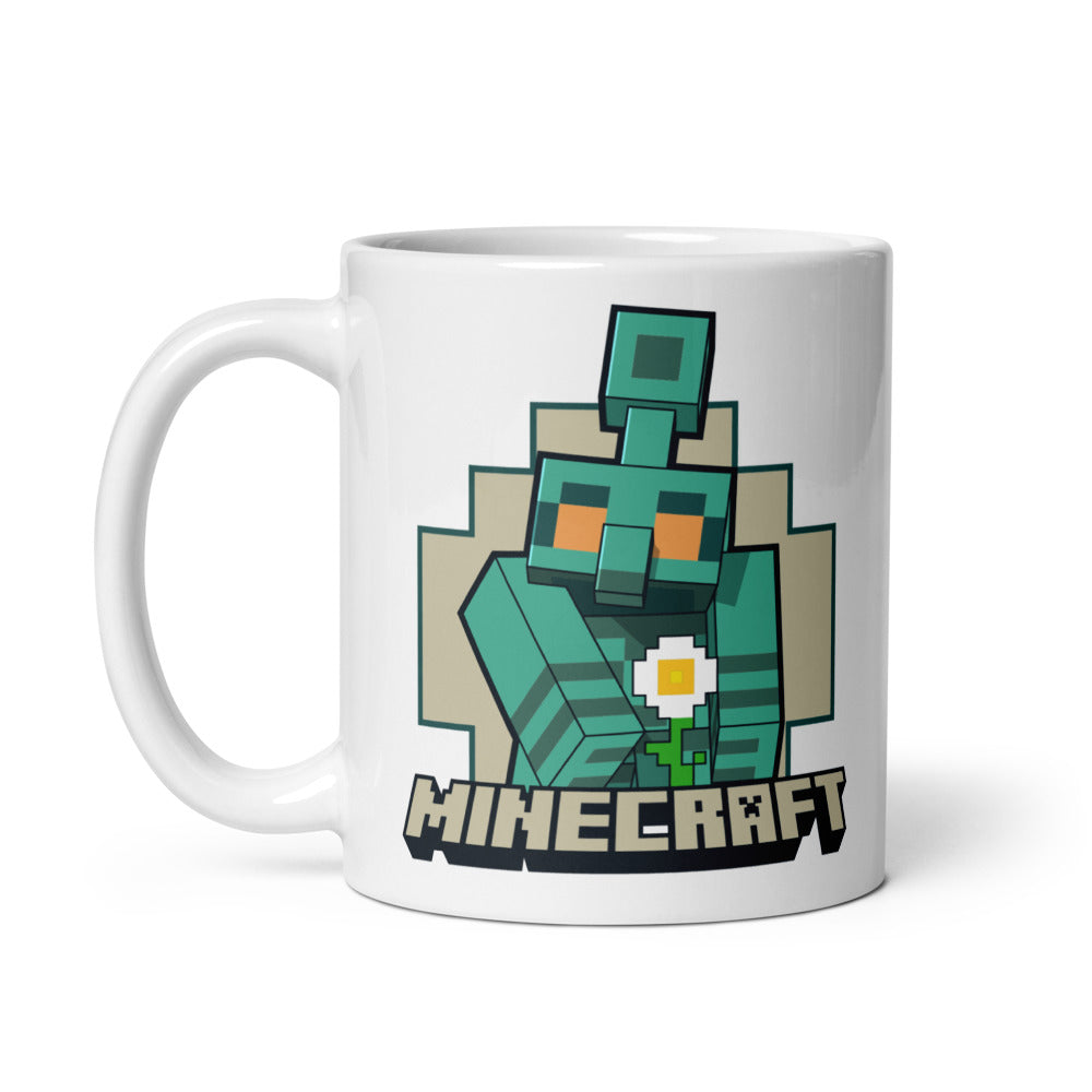 Minecraft The Copper Age Golem White Mug | Official Minecraft Shop
