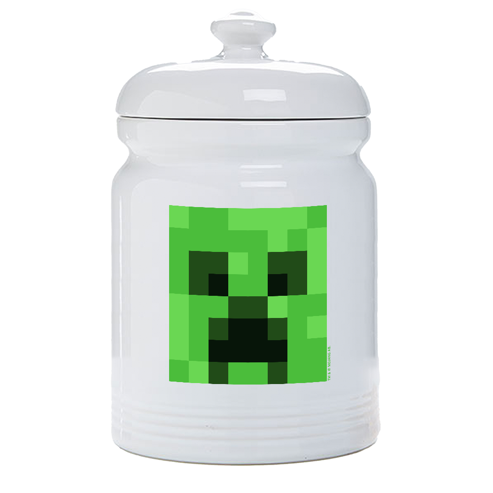 Minecraft Creeper Big Face Treat Jar | Official Minecraft Shop