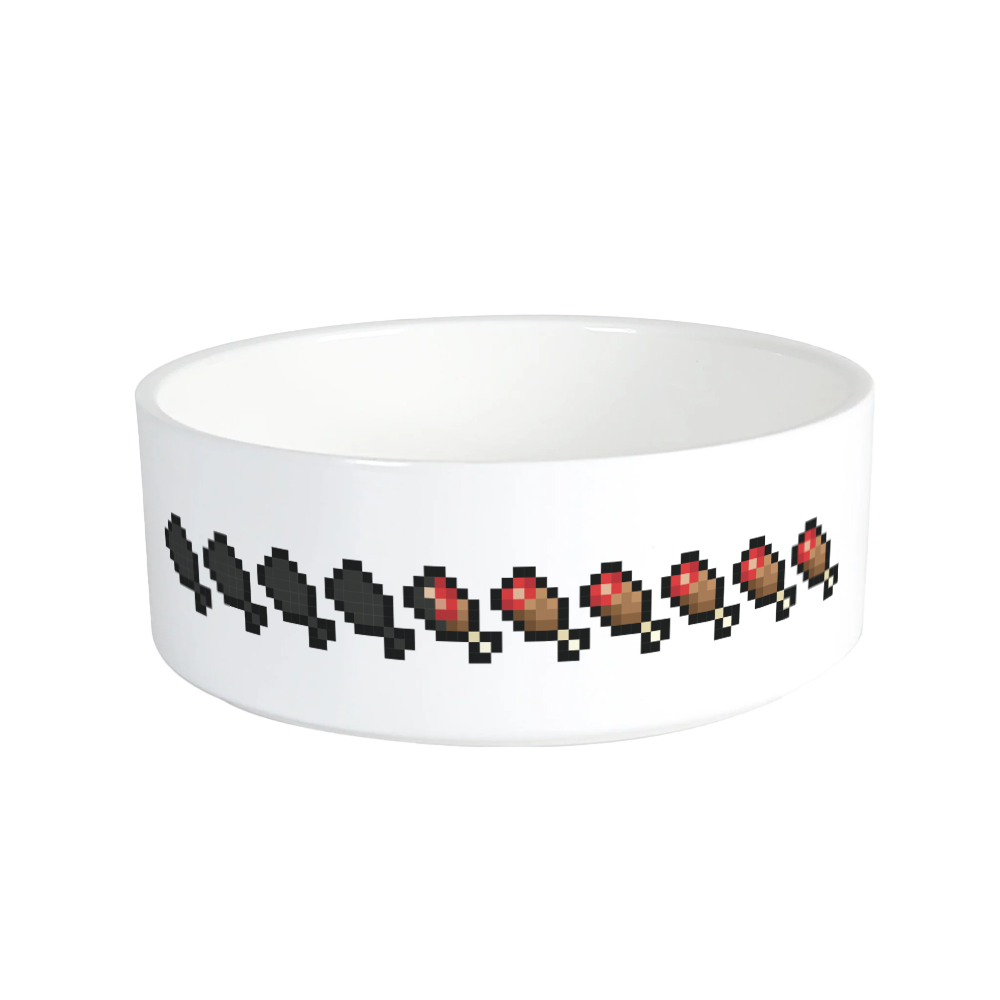 Minecraft Hunger Bar Pet Bowl | Official Minecraft Shop