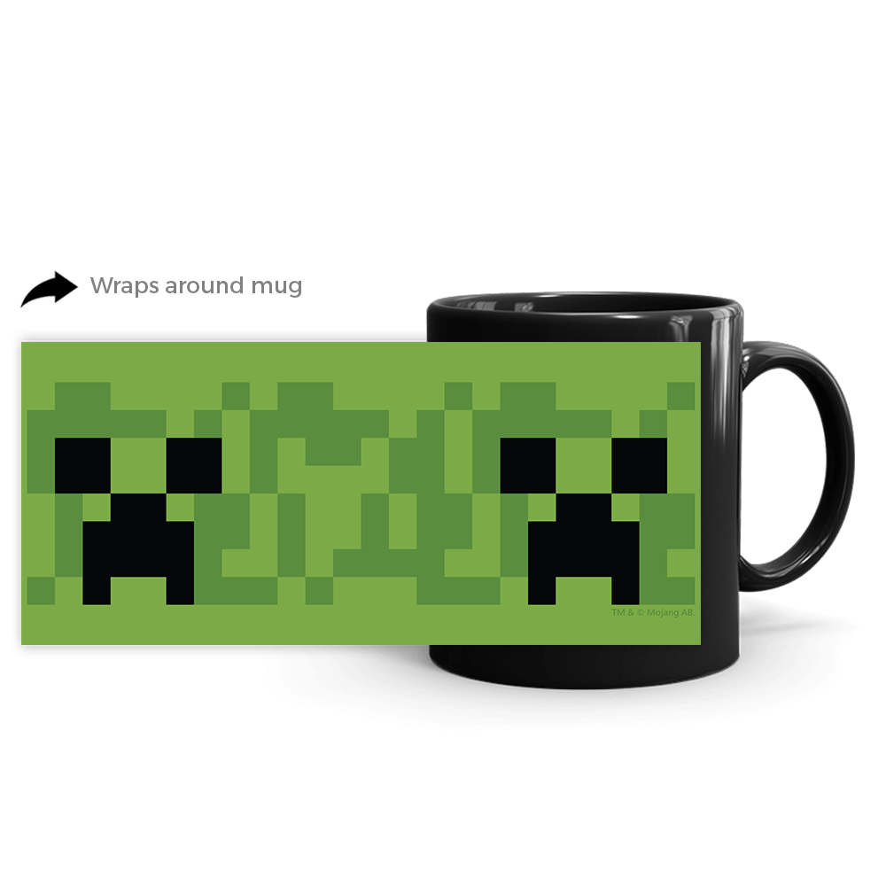 Minecraft Creeper Black Mug | Official Minecraft Shop