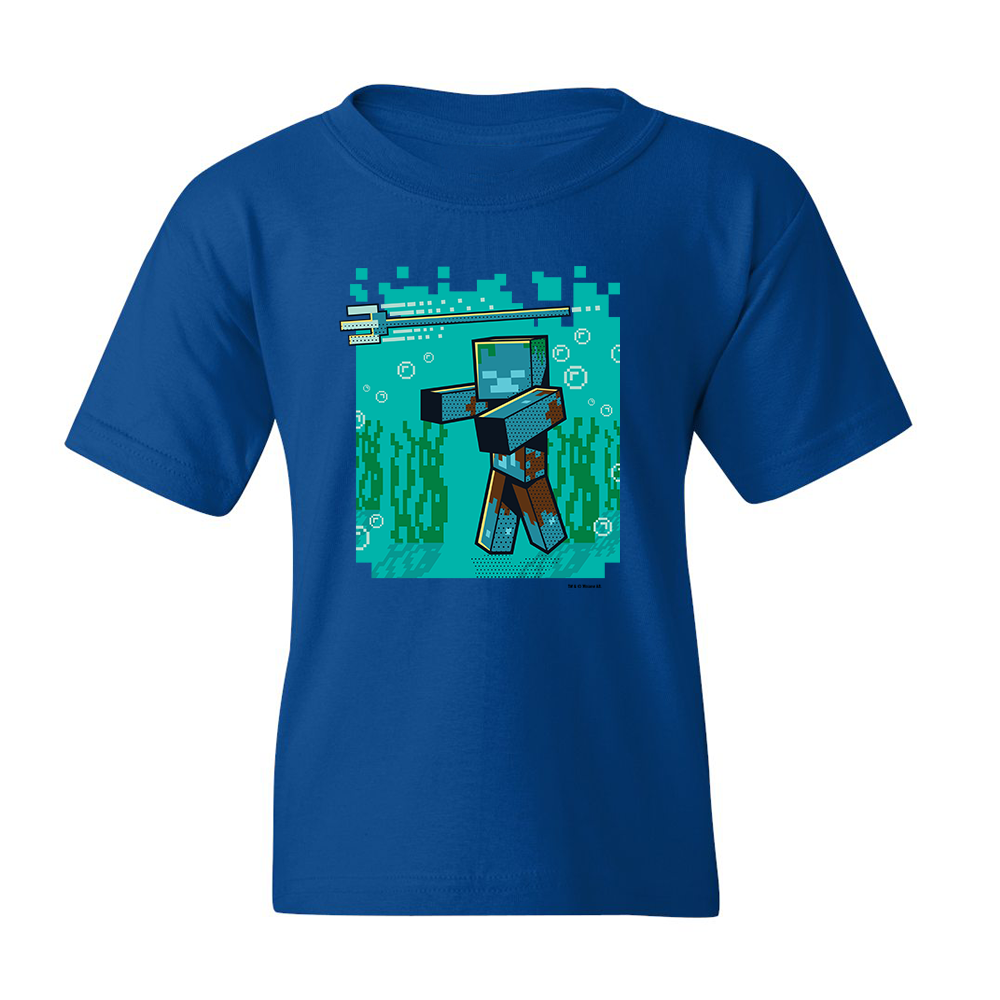 Minecraft Jolly Mobs Underwater Mob Kids Short Sleeve T-Shirt ...